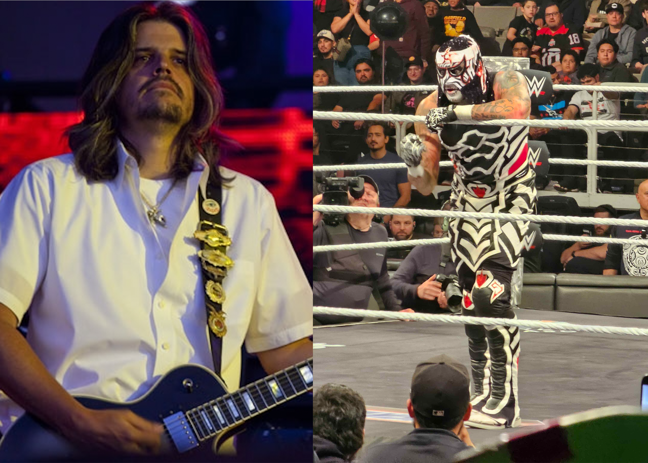 Tool’s Adam Jones Performs for WWE Wrestler Penta’s New Entrance - AXS TV